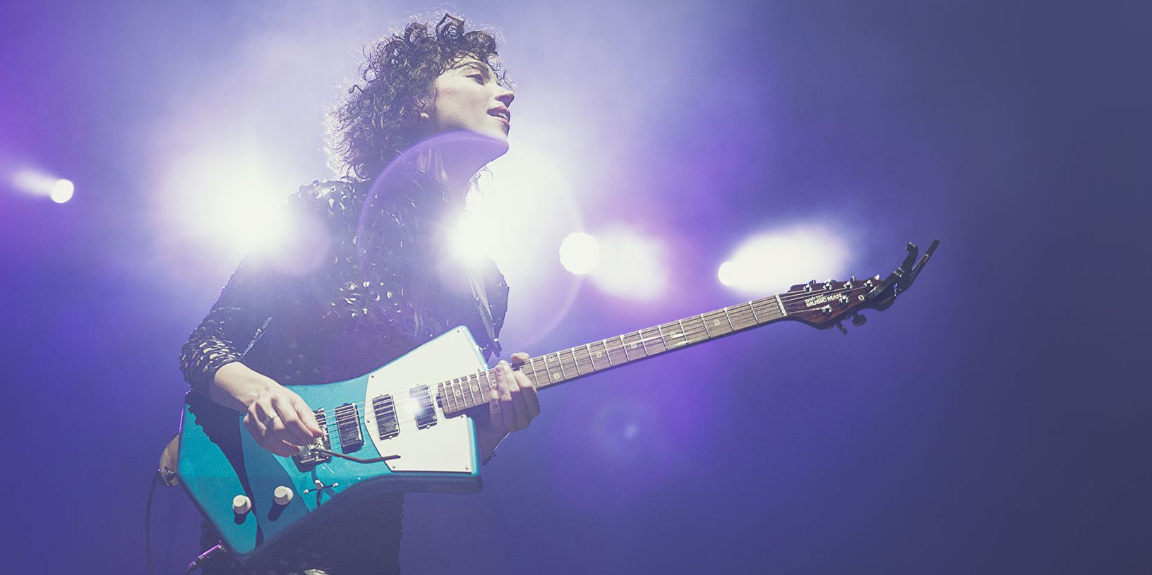 St. Vincent’s Custom Guitar is Pretty Enough to Frame