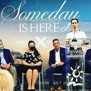 The One and Only Captain Kate McCue onboard the Celebrity Edge