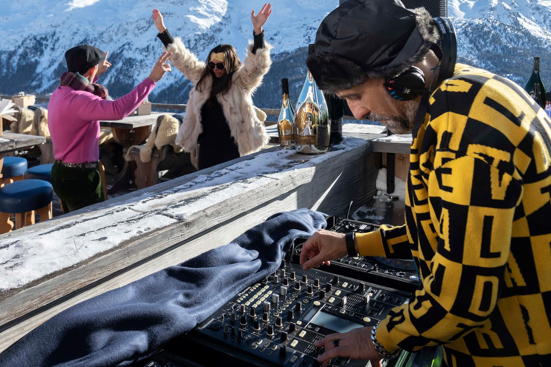 Clubbing in the Clouds: St. Moritz’s Ultra-Exclusive Paradiso Mountain ...