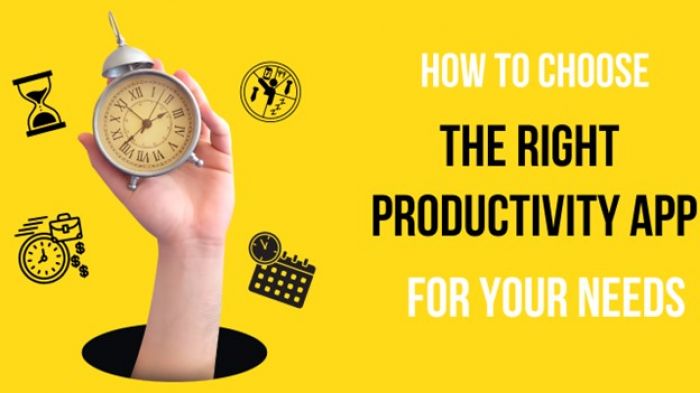 How to Choose the Right Productivity App for Your Needs