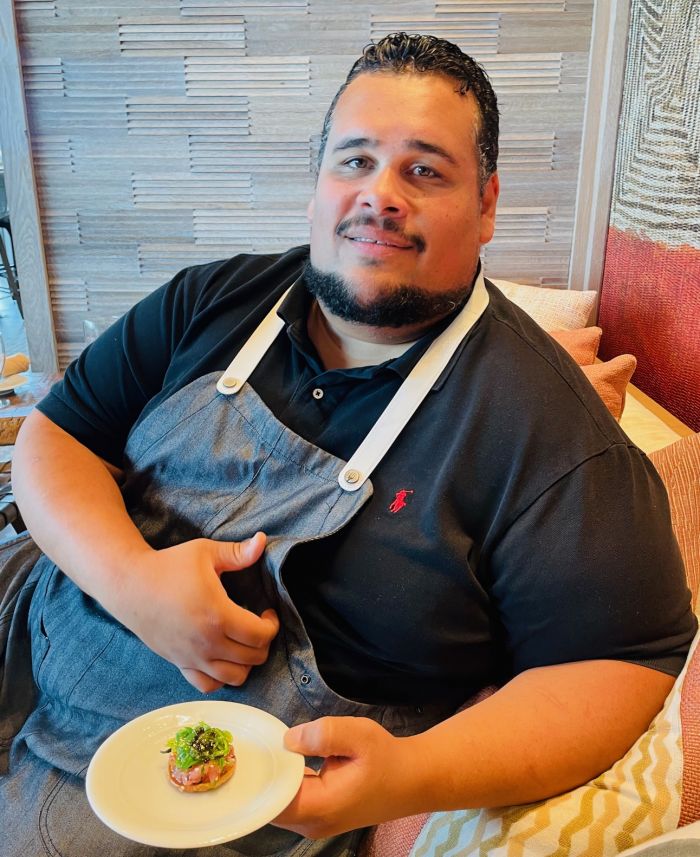 Celebrity Chef Johnathan Rodriguez at the Rooftop Sal Y Mar