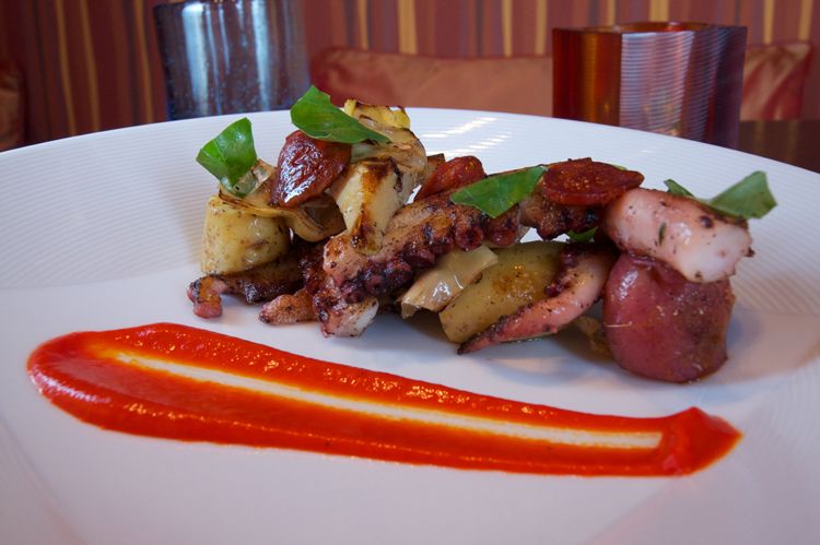 Grilled Octopus Recipe From Michael Mina's SEABLUE Restaurant
