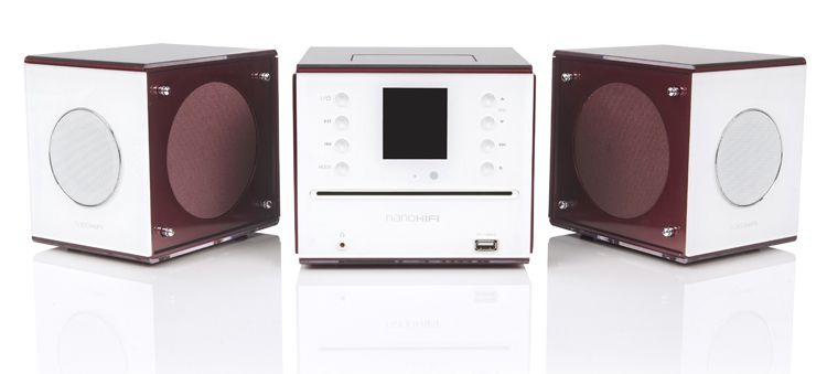 New NanoHiFi Compact Stereo Channels Retro Boom Boxes