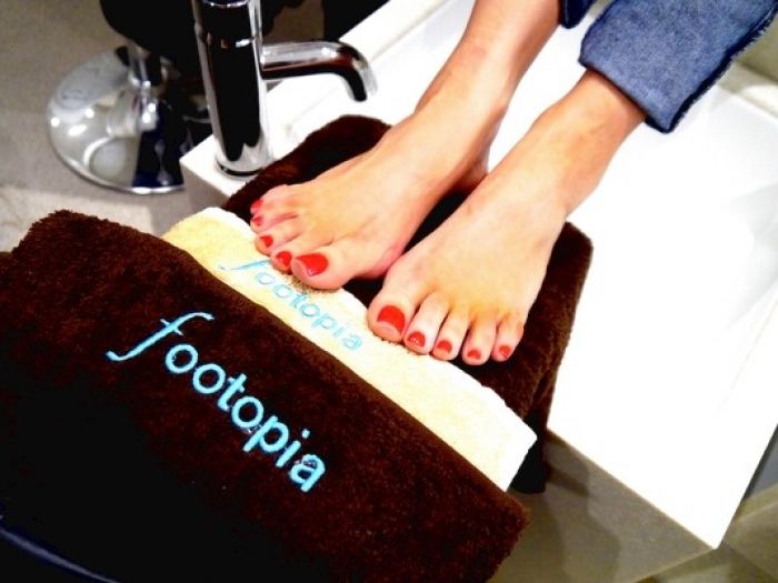 A luxury pedicure at Footopia